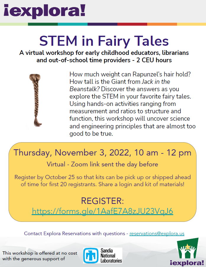 STEM in Fairy Tales - Explora