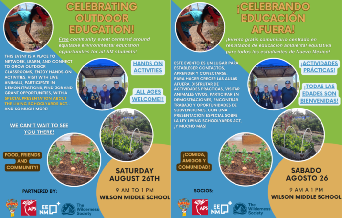 Celebrating Outdoor Classrooms and Outdoor Education at Wilson Middle ...